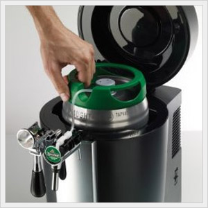 Krups C75 Home Beer Dispenser Has Heineken DraughtKeg Technology ...