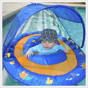 This Baby Float Includes An Adjustable And Removable Canopy - Product Scoop
